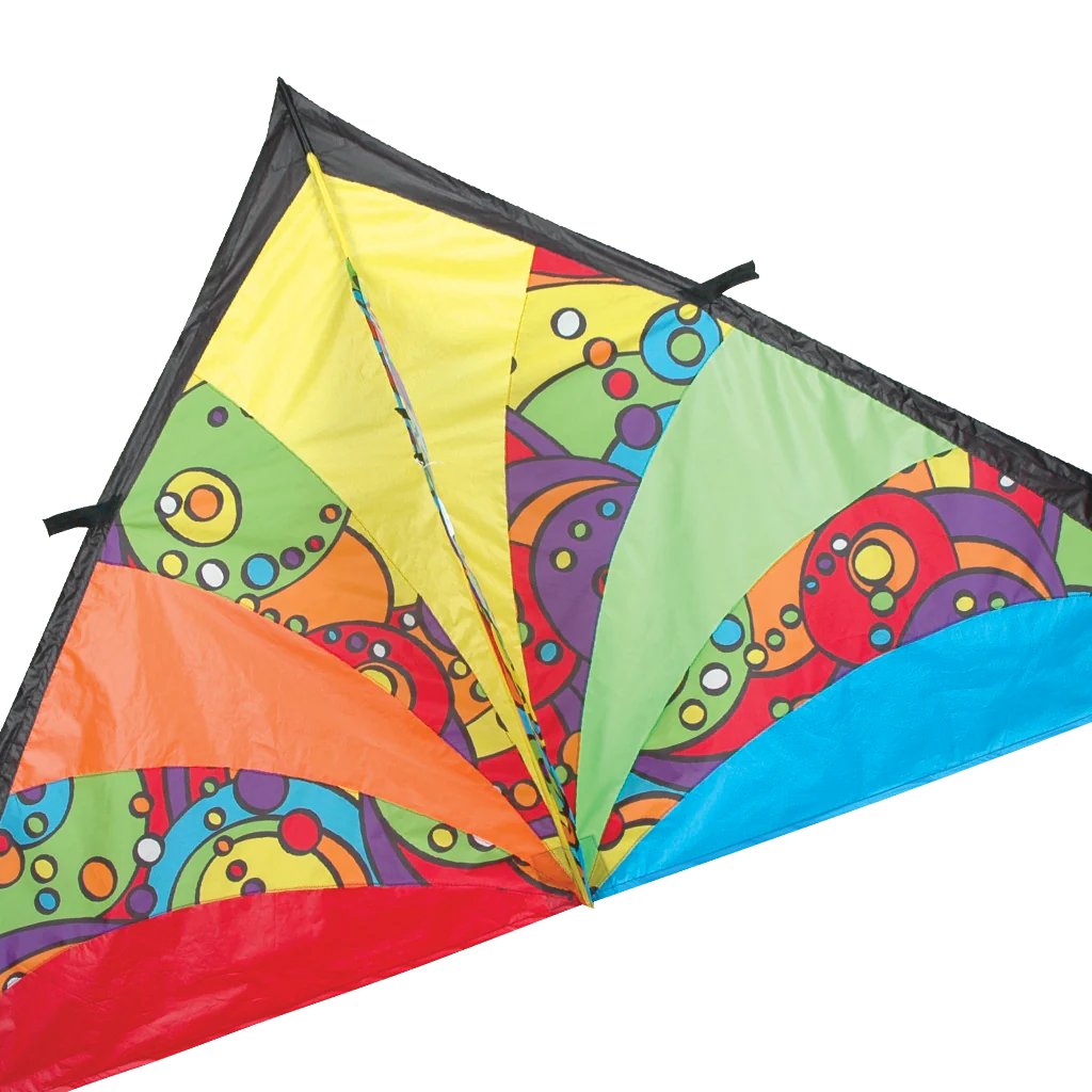9 Foot Delta Kite Rainbow Orbit Premier Kite| Great Canadian Kite Company