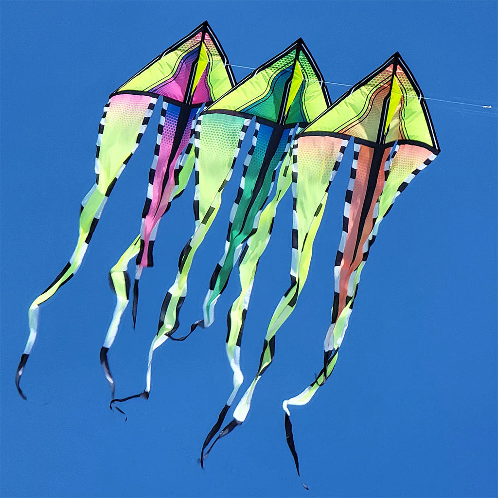 Flo Tail Delta Kite Neon Breeze 46 Inch 3 Pack| Great Canadian Kite Company