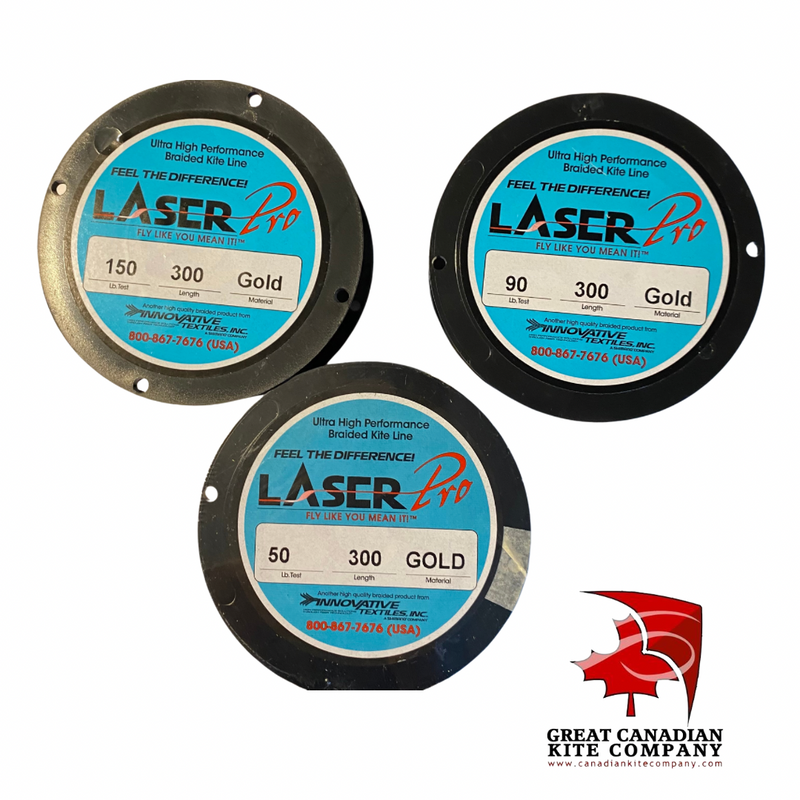 Laser Pro Gold Spectra Kite Line - Bulk| Great Canadian Kite Company
