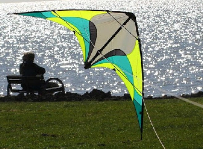Tomboy - Sport Kite (Yellow-Green)| Great Canadian Kite Company